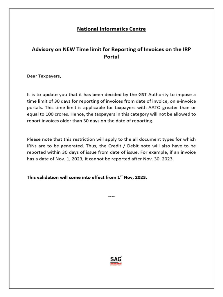 Advisory Invoices Irp Portal | PDF