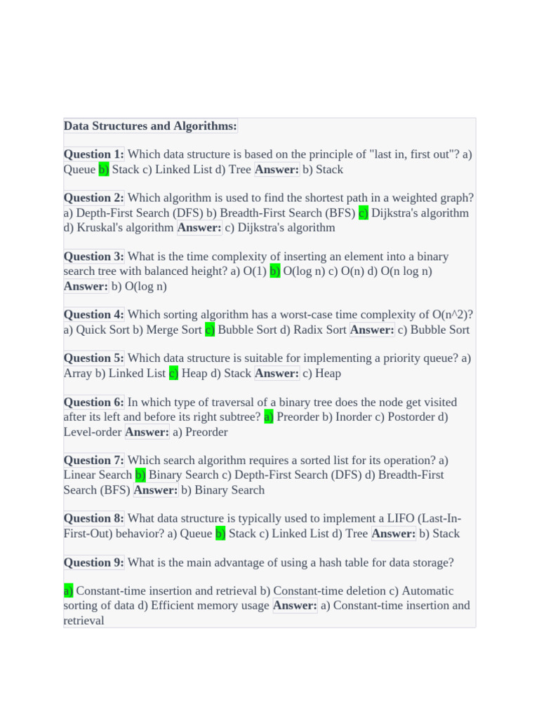 Data Structures, Algorithms, and DBMS Insights | PDF | Databases | Relational Database