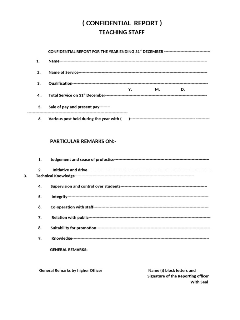 CONFIDENTIAL REPORT | PDF