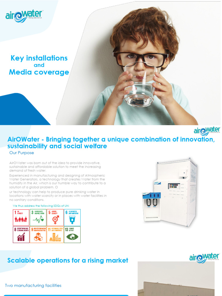 AirOWater: Innovative Water Solutions | PDF