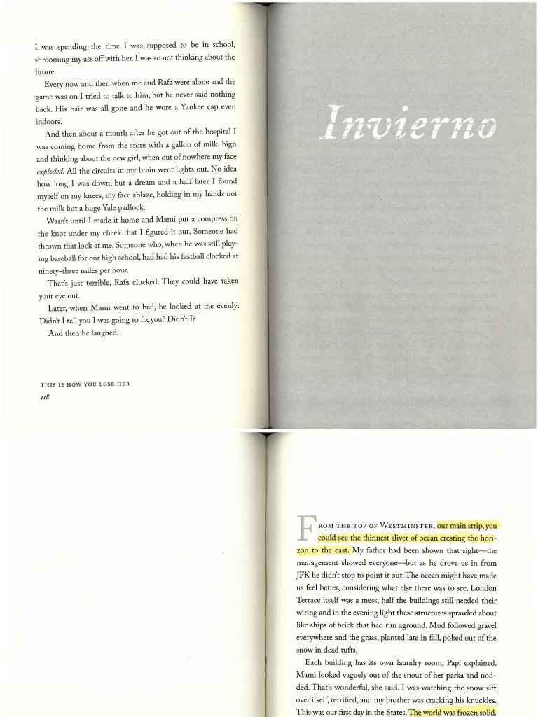 Junot Díaz - INVIERNO | PDF