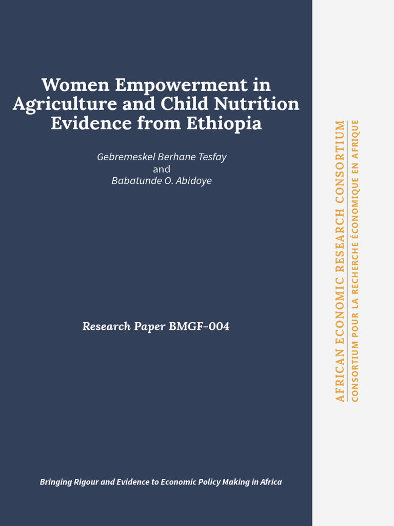 BMGF 004 | PDF | Malnutrition | Empowerment