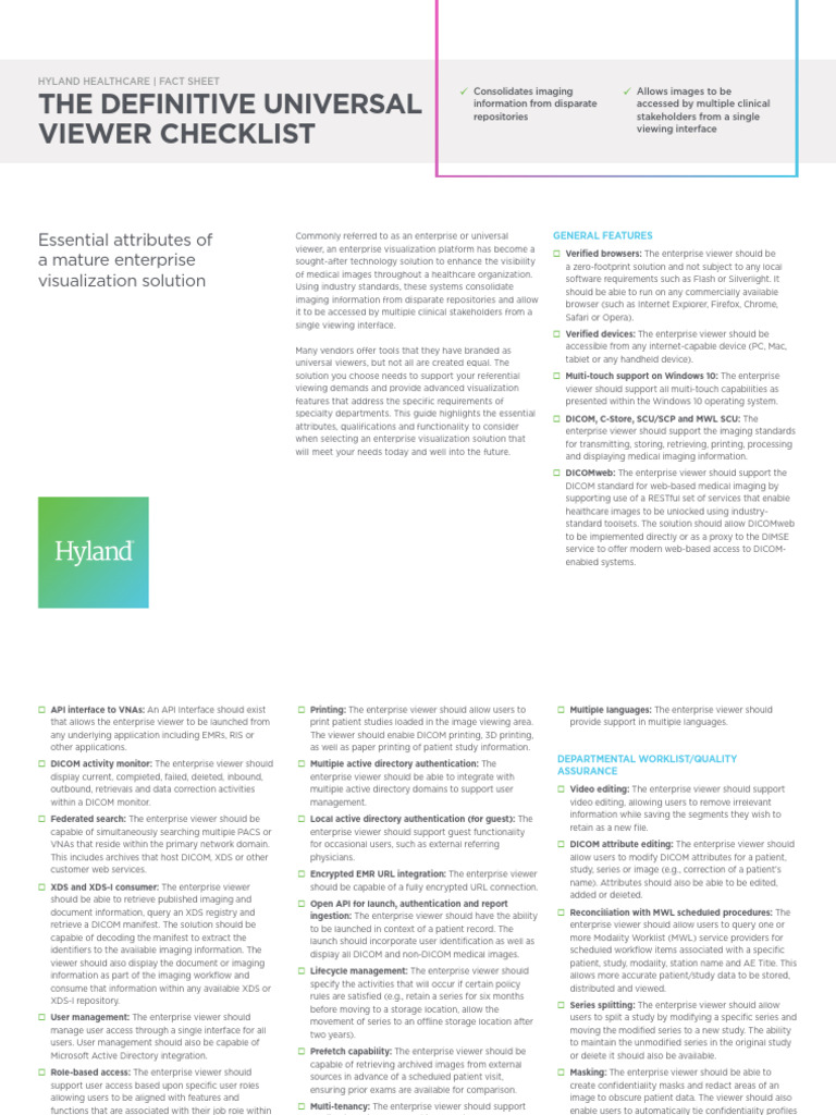 Viewer Universal Checklist | PDF | Computing