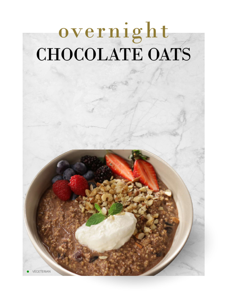 Overnight Chocolate Oats | PDF