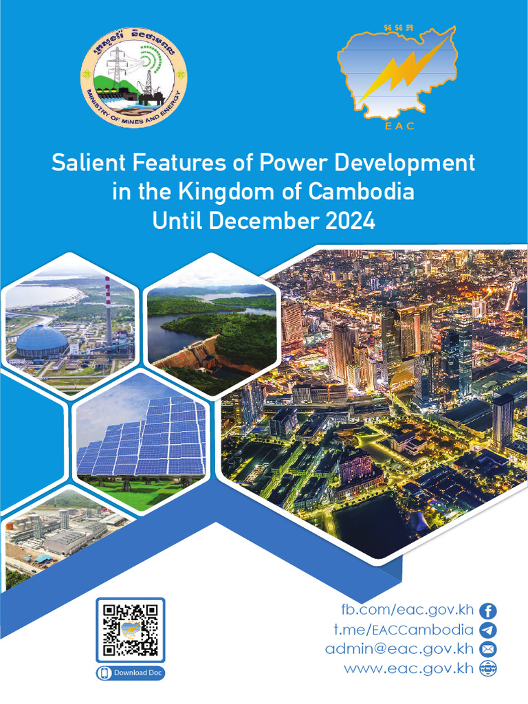 Cambodia Power Development Overview 2024 | PDF | Electrical Grid ...