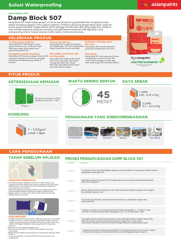 Damp Block Five Zero Seven | PDF