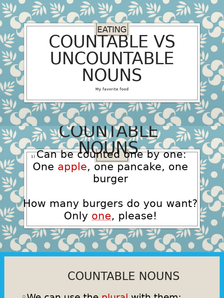 Countables Masterclass | PDF