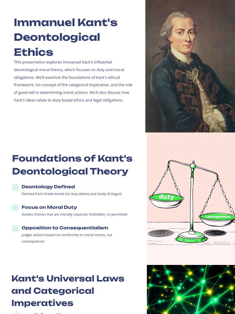 Immanuel Kants Deontological Ethics | PDF | Immanuel Kant
