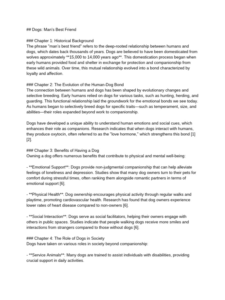 ## Dogs_ Man's Best Friend | PDF | Dogs | Interpersonal Relationships