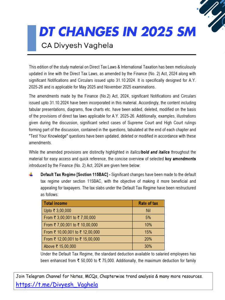 DT Changes in ICAI Module 2025 @divyesh - Vaghela - 250129 - 133603 ...