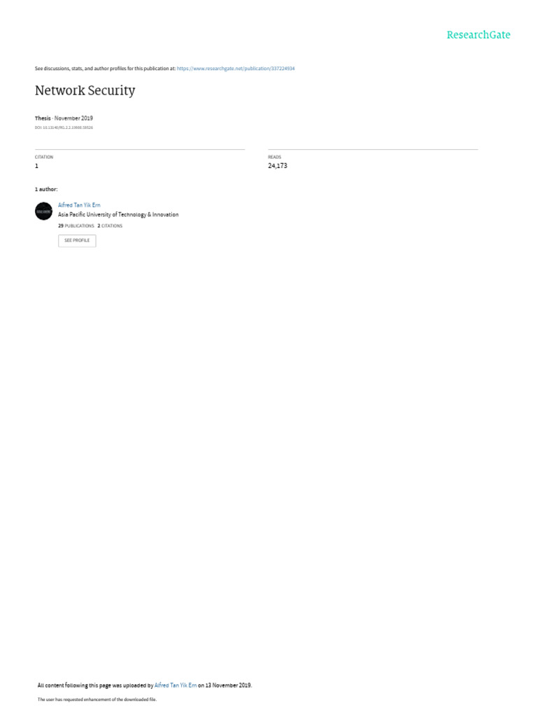 nwsassignment | PDF | Computer Network | Denial Of Service Attack