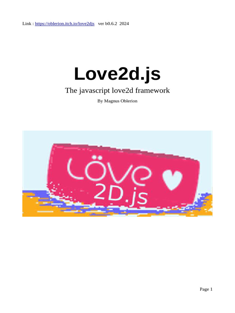 love2djs_manual_en | PDF | Java Script | Computing