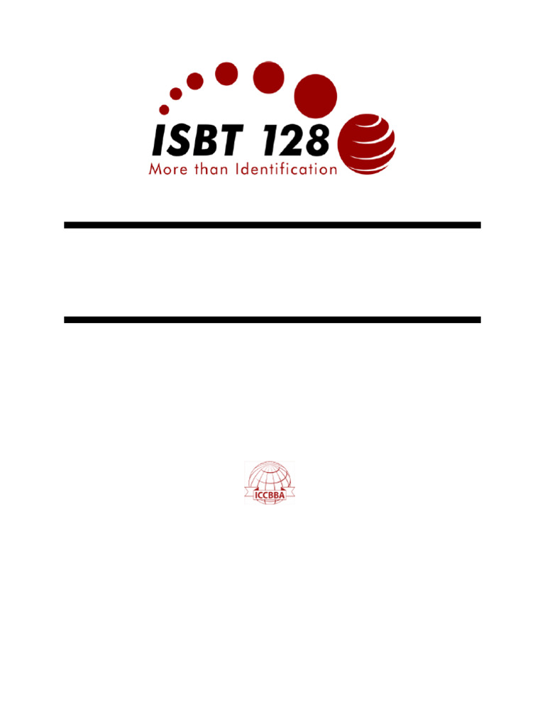 ISBT 128 standard | PDF | Barcode | Specification (Technical Standard)