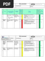 Tyre Risk Assessment | PDF | Tire | Hazards