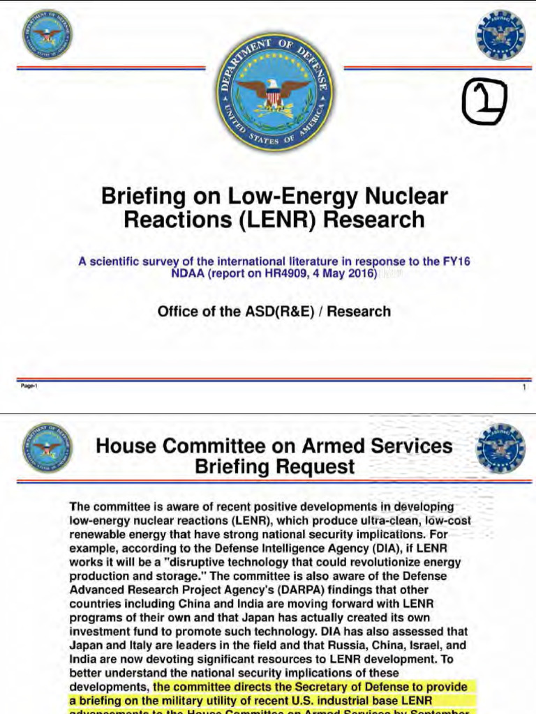 LENR Research Briefing Overview | PDF | Nuclear Physics | Nuclear Reaction
