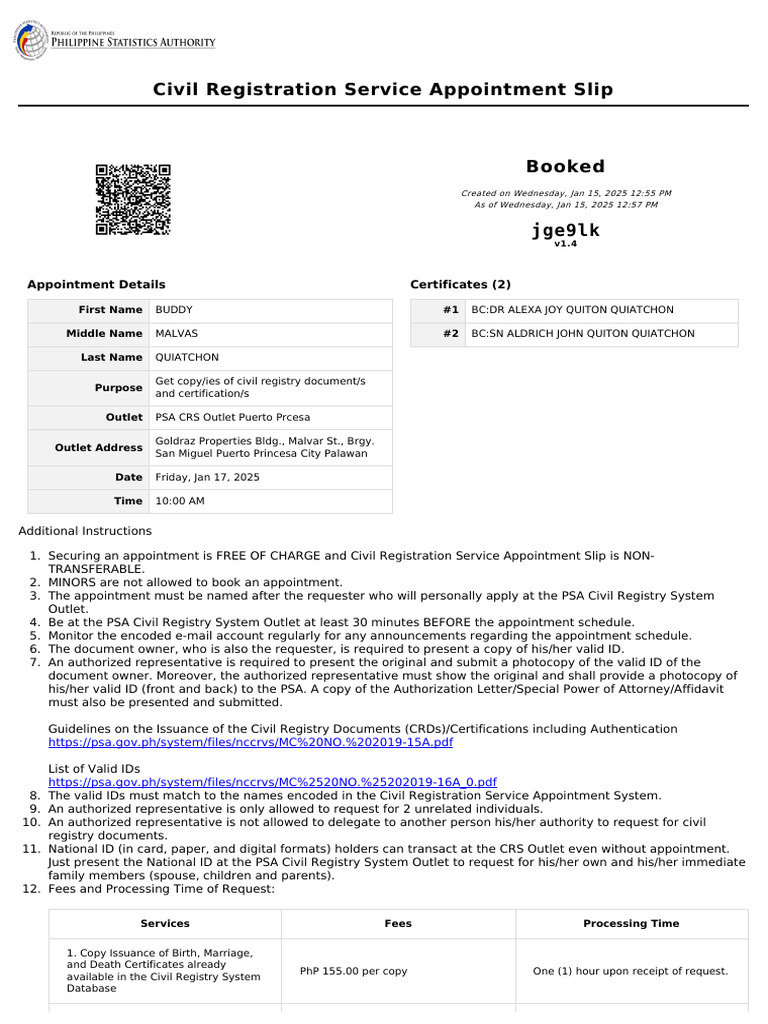 Psa | PDF | Government