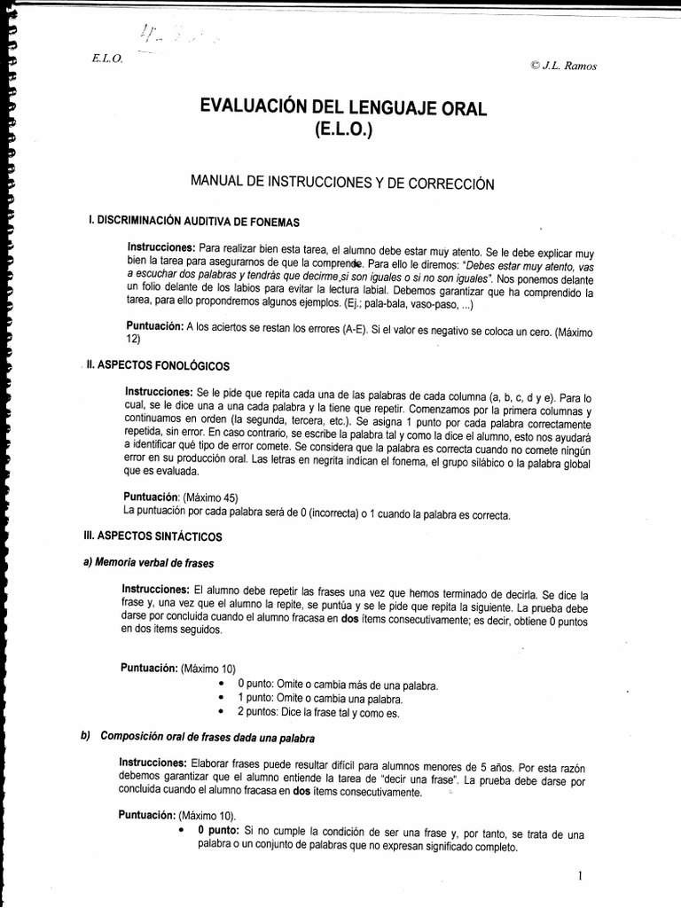 ELO Instrucciones | PDF