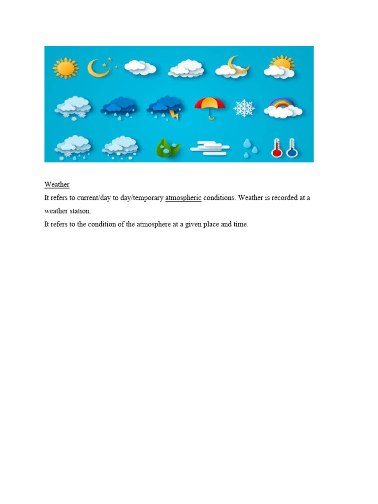 all weather notes | PDF | Cloud | Surface Runoff