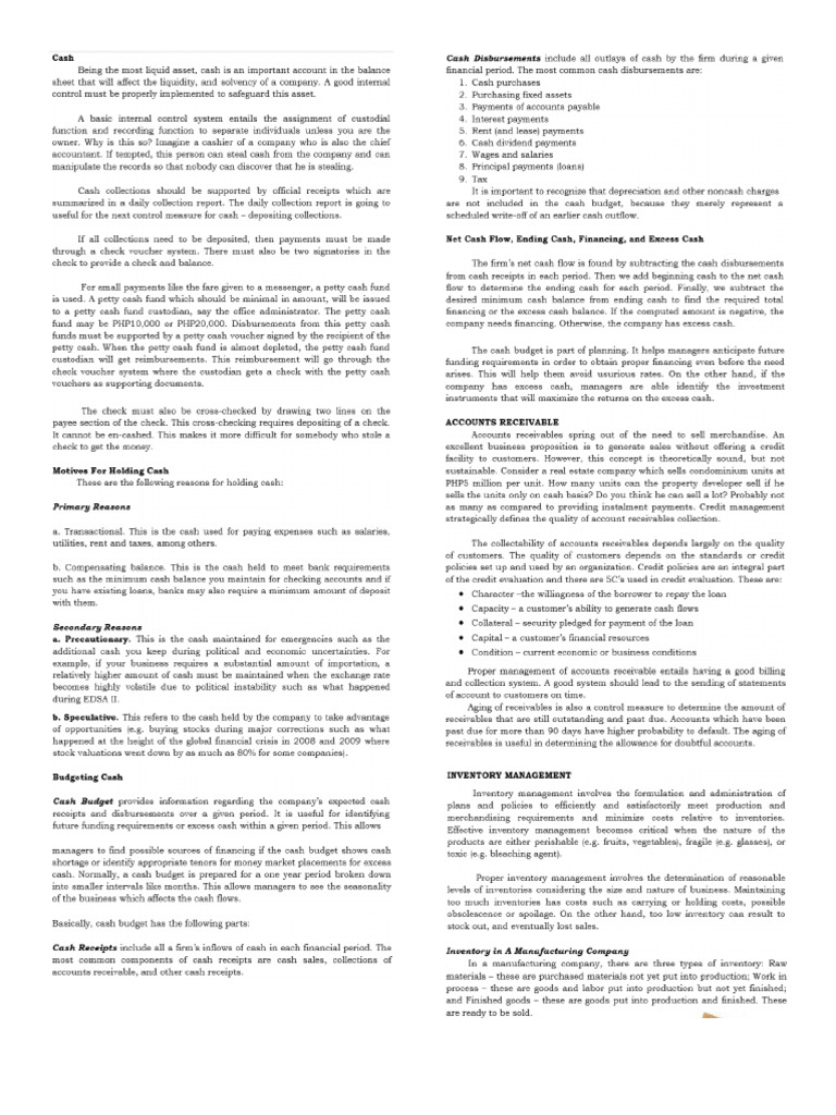 bf notes | PDF