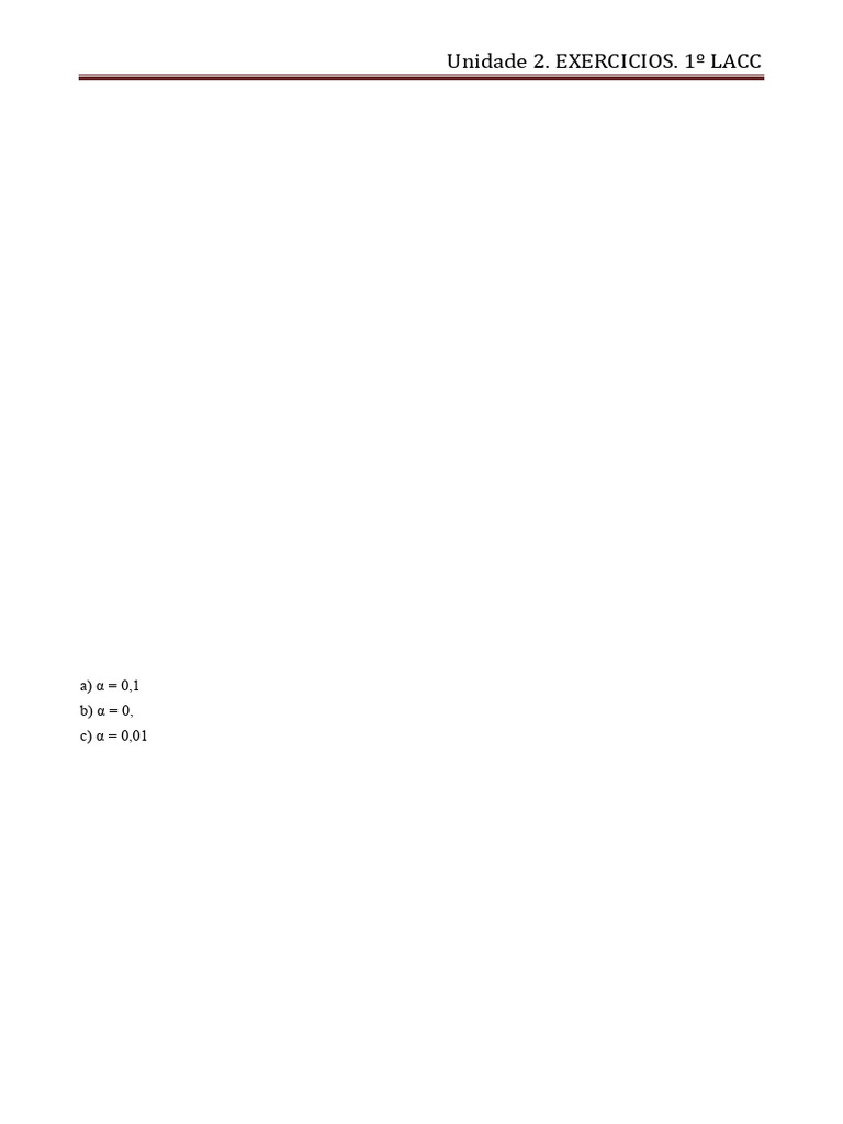 Exercicios Ud2 1º Lacc | PDF