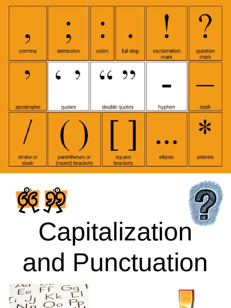 5 Final Capitalization and Punctuation | PDF | Comma | Punctuation