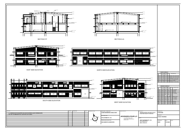 Proposed Material Recovery Facility Elevations | PDF | Architectural ...