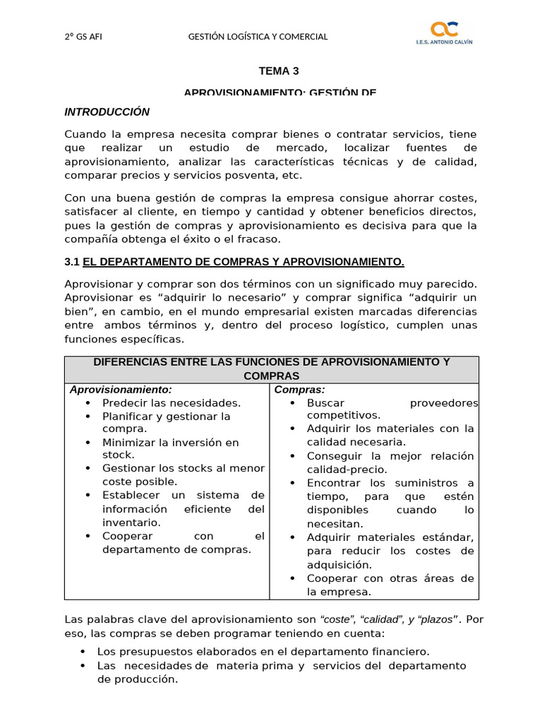 Tema 3 GLC | PDF | Obtención | Business
