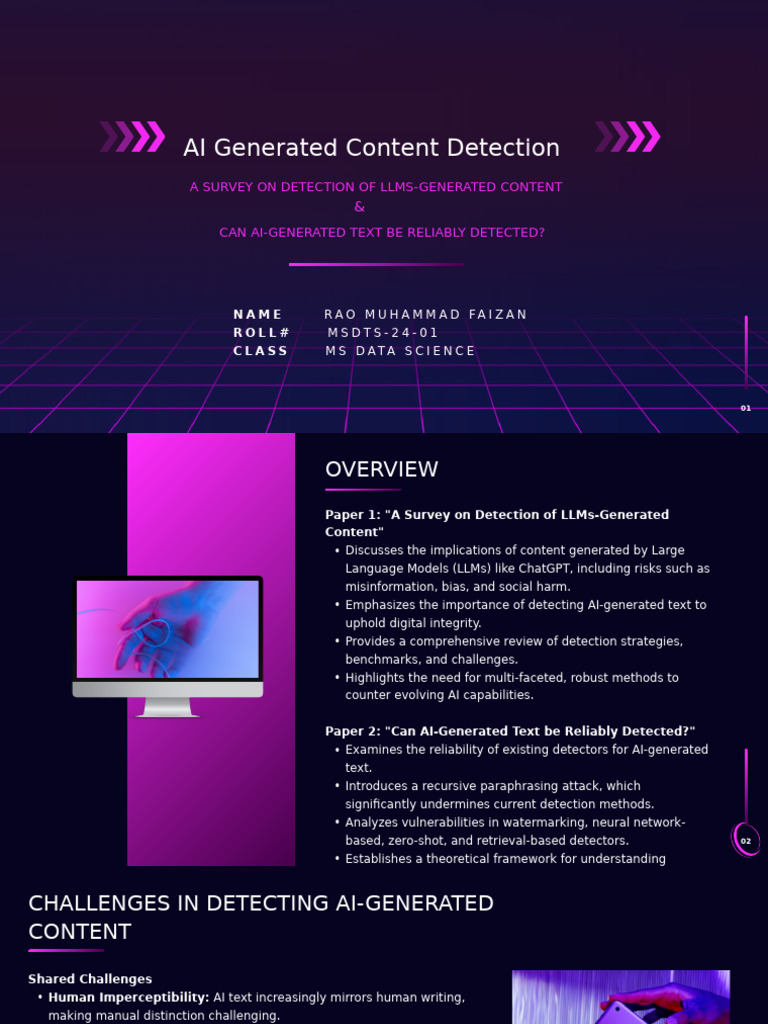 AI Generated Content Detection | PDF | Artificial Intelligence | Intelligence (AI) & Semantics