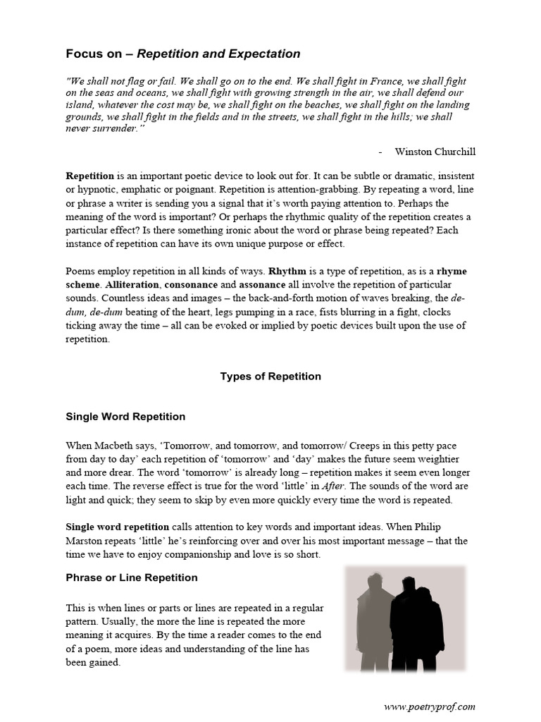 Understanding Repetition in Poetry | PDF | Poetry | Poetics