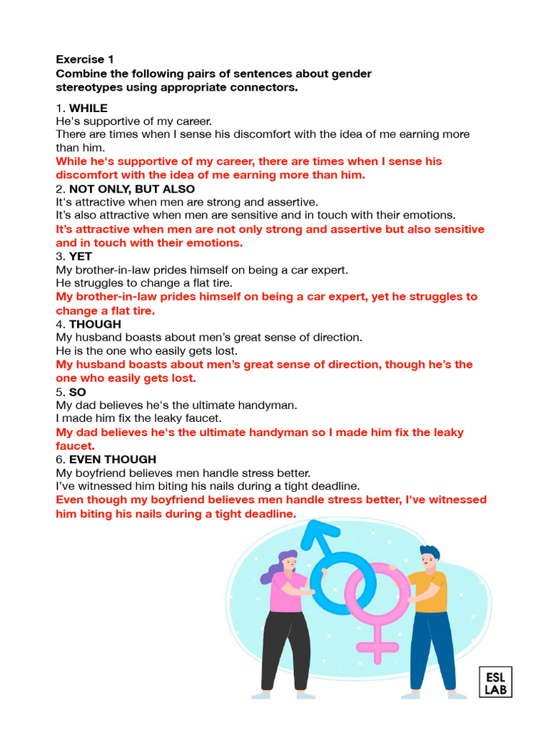 Male and Female Brains - Worksheet - T | PDF | Cognition | Social ...