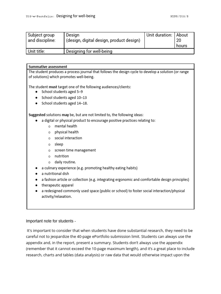 Criteria B TSC and Checklist | PDF | Drawing | Cognition