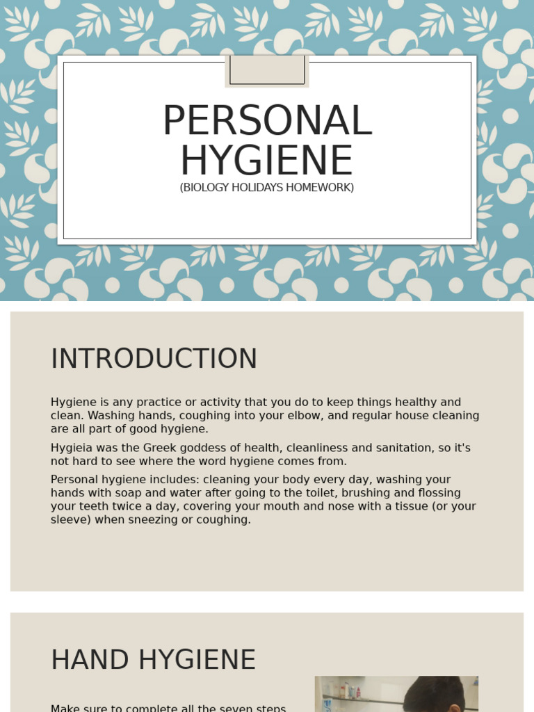 Essential Personal Hygiene Practices | PDF