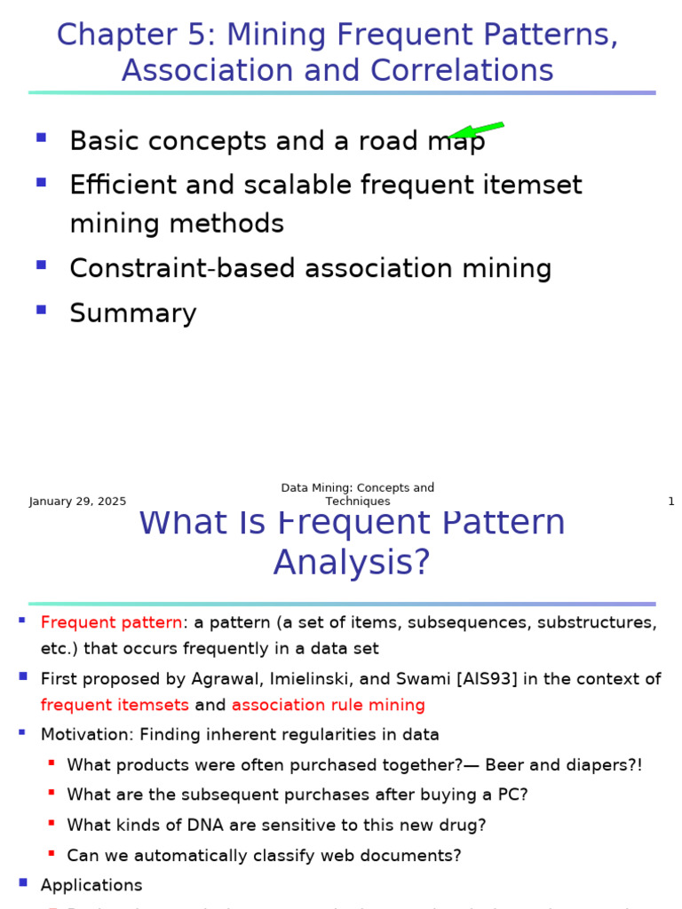 Mining Frequent Patterns | PDF | Data Management | Data