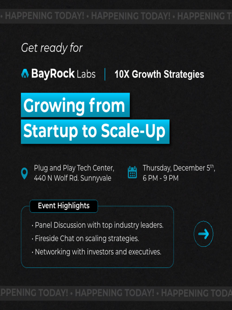 Growing From Startup To Scale Up - Poster 3 | PDF