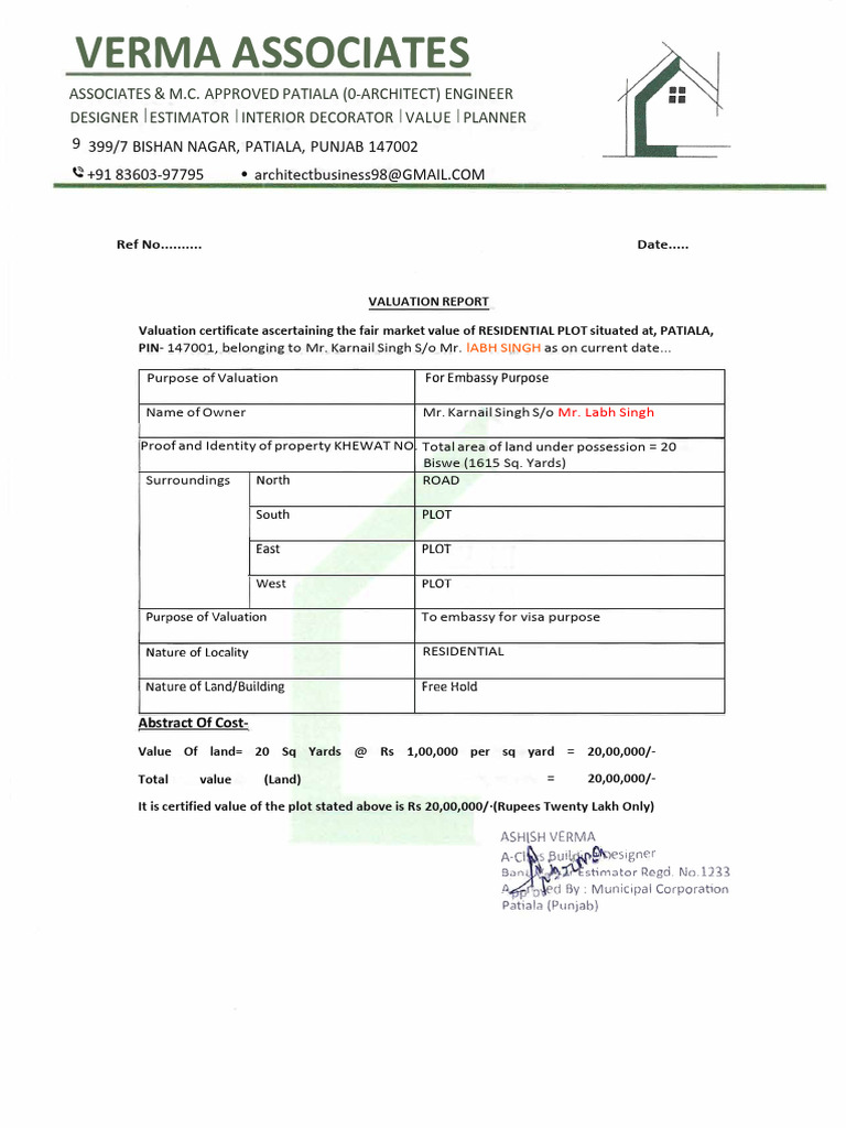 valuation | PDF | Materials | Building Engineering