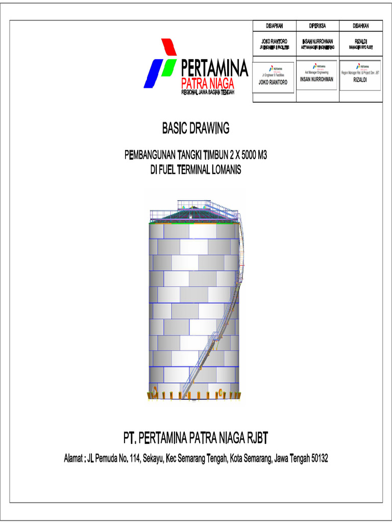 Drawing Tangki | PDF