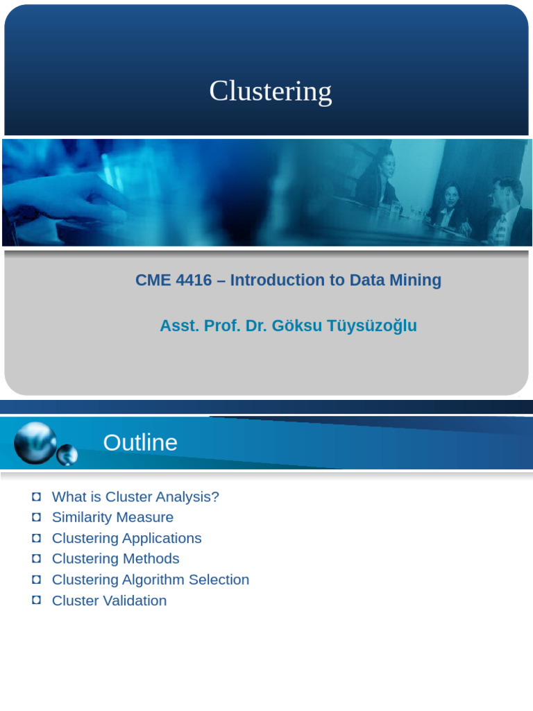 07-Clustering | PDF | Cluster Analysis | Machine Learning