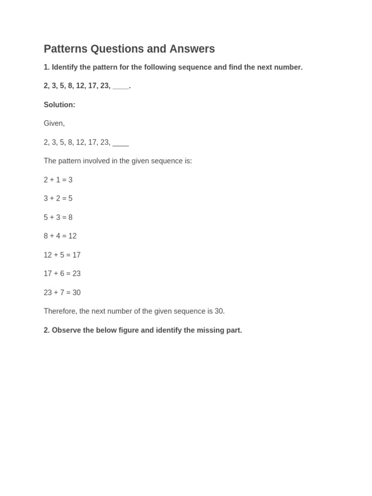 Patterns & Pictographs Solutions | PDF | Area | Length