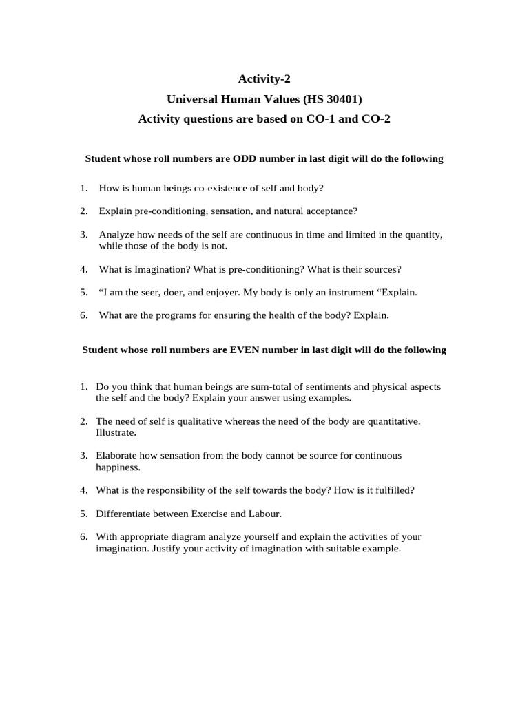 Activity-2Assigned To Student | PDF