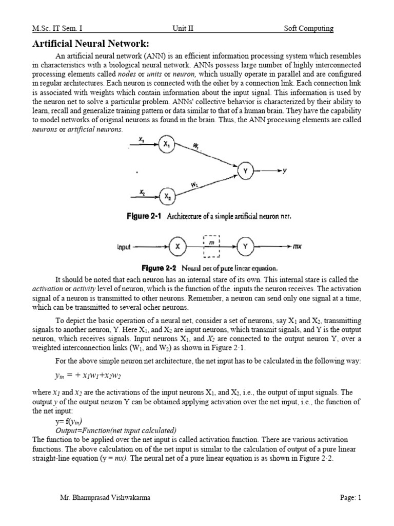 sc Unit II | PDF | Synapse | Machine Learning