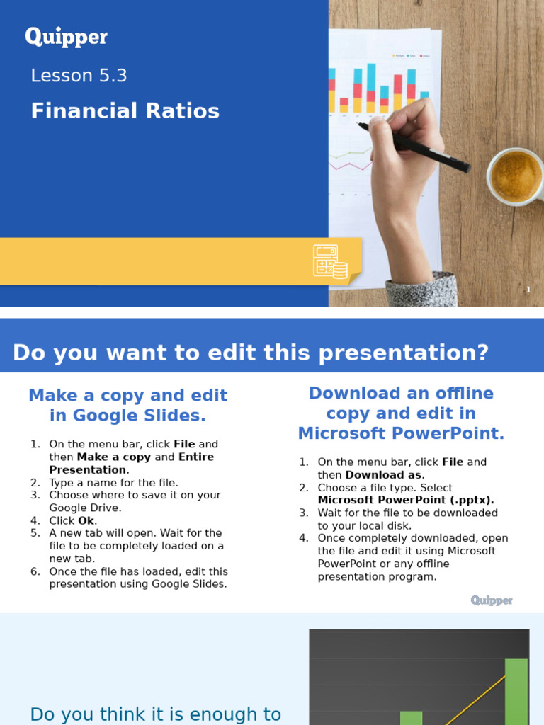 Financial Ratios Guide: Lesson 5.3 | PDF | Financial Ratio | Market ...