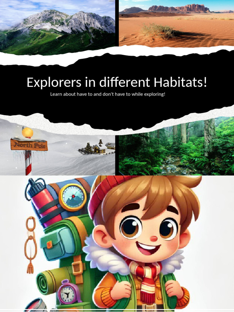 Explorers in Habitats Presentation | PDF