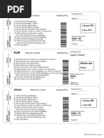 American Airlines Boarding Pass Template | PDF