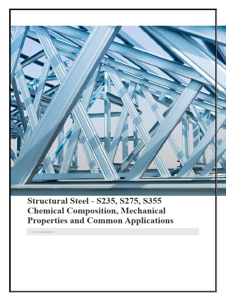 S235, S275, S355 Structural Steel Guide | PDF | Structural Steel ...