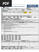 Daily Drilling Report Template | PDF | Geotechnical Engineering | Civil ...