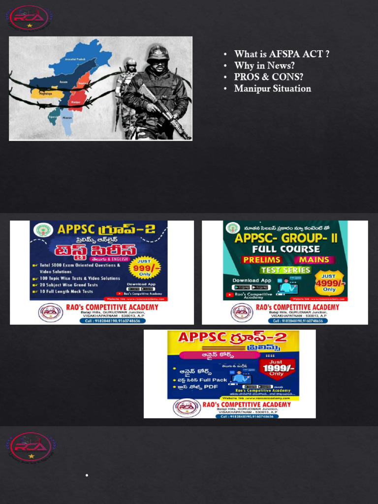 Afspa Act | PDF | National Security | Human Rights Abuses