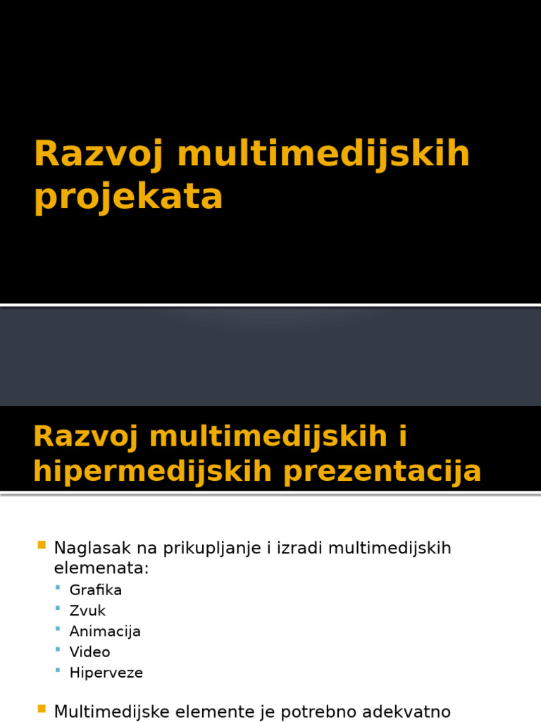 Multimedijski Projekti | PDF