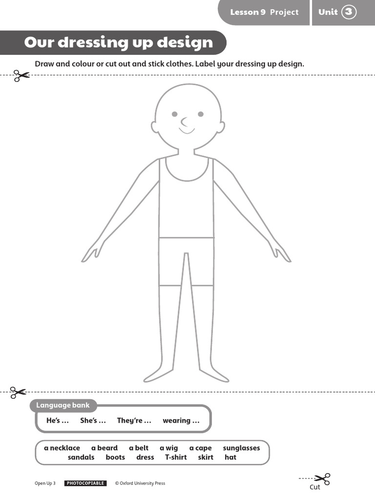 Open Up3 Project Cut-Outs | PDF