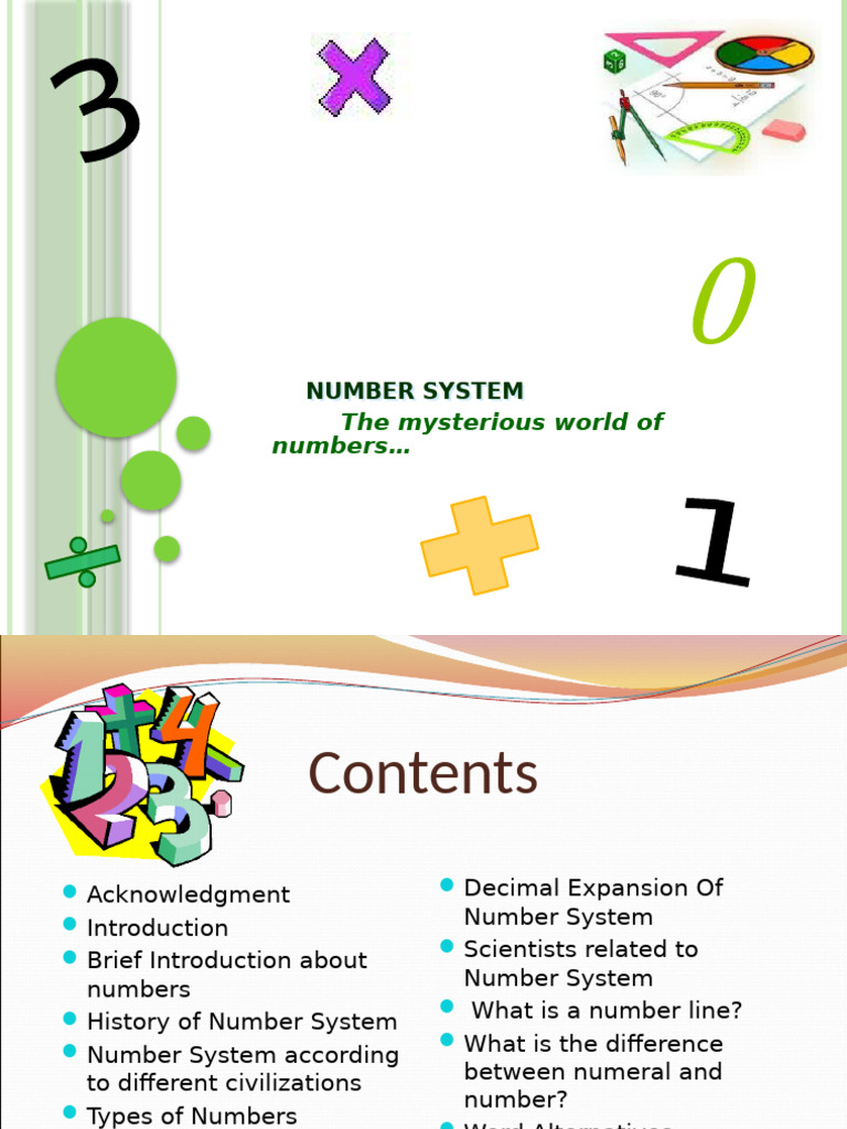 Overview of Number Systems | PDF | Numbers | Rational Number