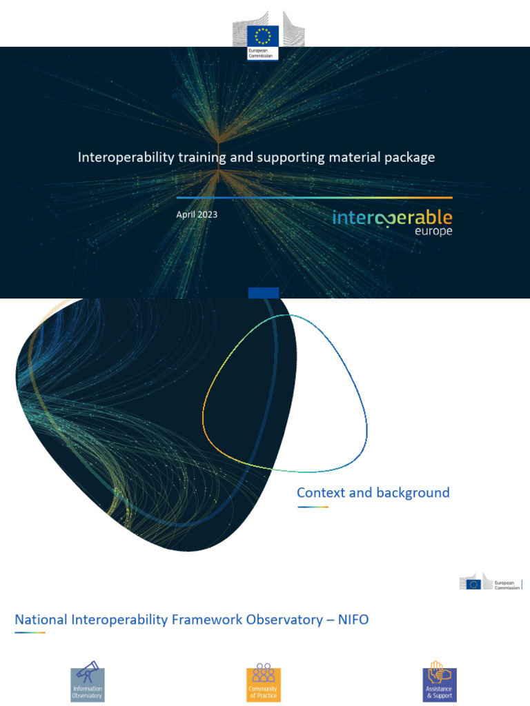 EIF Training Material Package - EN | PDF | Interoperability | European ...